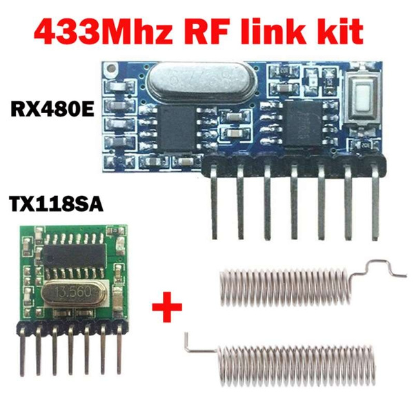 RF 433MHZ Wireless Receiver Module RX480E Transmitter Receiver Learning ...