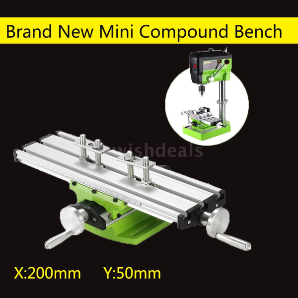 Brand New Mini Compound Bench Drilling Slide Table Worktable Milling ...