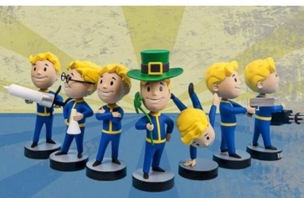 Fallout 4 Bobblehead Vault Boy Gaming Heads TOY Series 2 Action Figure ...