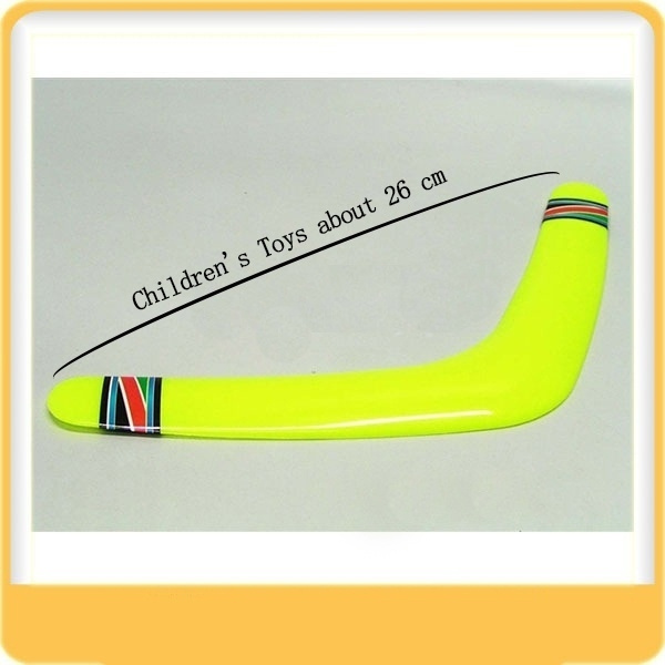 Indoor and outdoor plastic toy sickle shaped boomerang V boomerang ...
