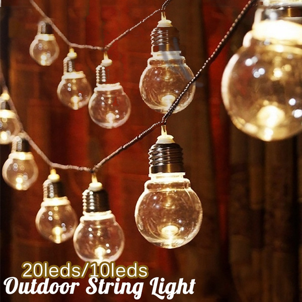 Good Quality 20 LEDs/10 LEDs G45 Globe Outdoor String Battery case ...