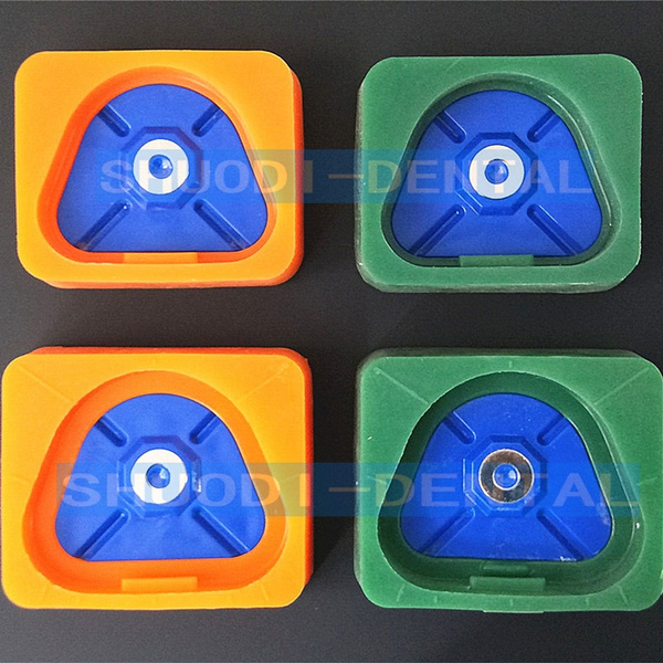 Dental Lab Magnetic Silicone Plaster Mold Lab Plastic Model Former Base ...