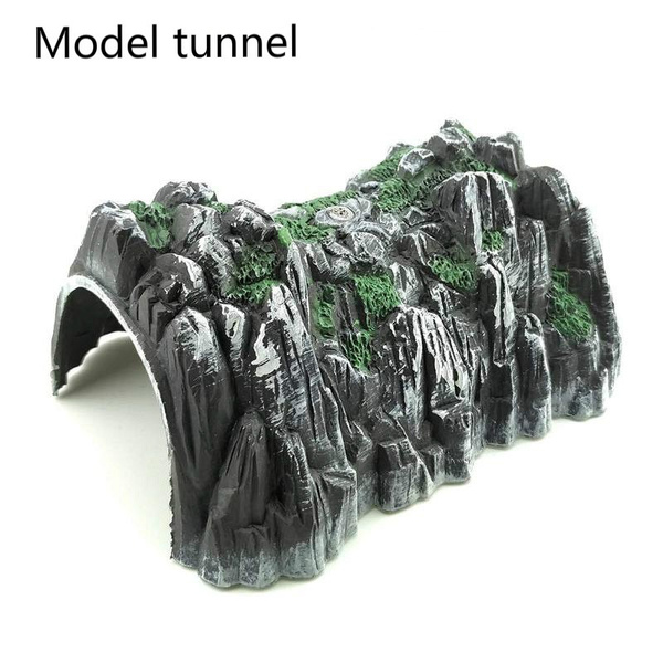 High Quality Scale Model plastic Train Railway Cave Tunnels DIY Sand ...