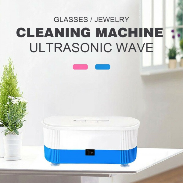 Ultrasonic Jewelry Cleaner Denture Eye Glasses Coins Silver Cleaning ...