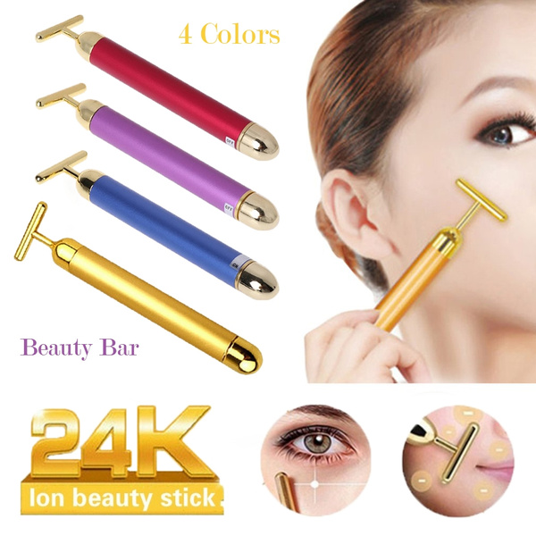 T-head Beauty Bar Electric Face-lift Instrument Vibration Massage to ...