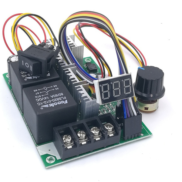 PWM speed controller DC motor Digital display 0~100% adjustable drive ...