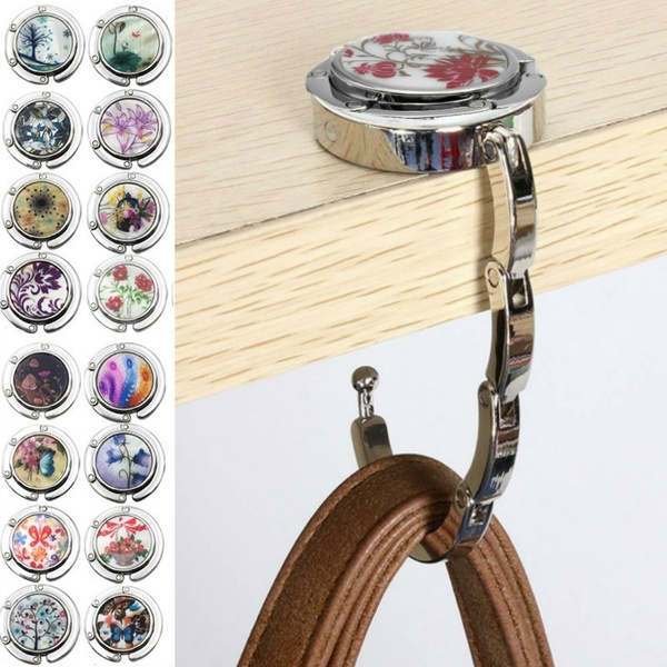 Creative Folding Handbag Purse Hanger Durable Table Hook Hang Holder ...