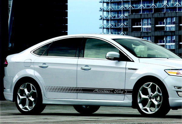 Ford Mondeo 2pcs side stripes vinyl body decals sticker graphics ...