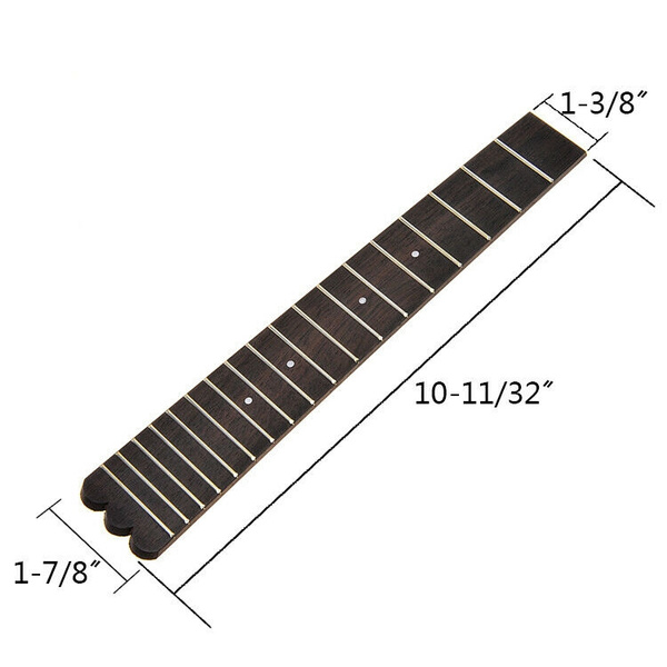 1 Pc Concert 23'' Ukulele Hawaii Guitar Fretboard Fingerboard 18 Frets ...