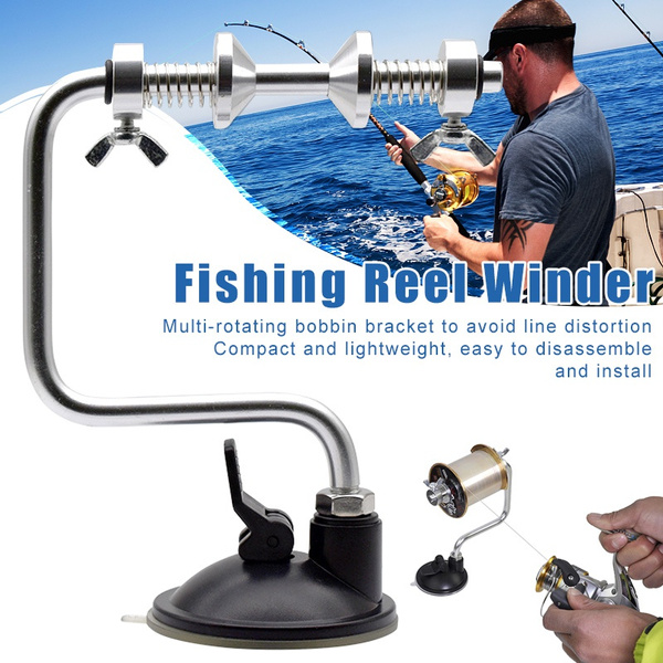 Fishing Line Winder Portable Lightweight Spooler Machine Spin Reel ...
