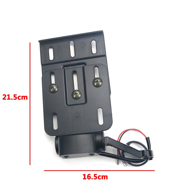 Folding Side Mount LED License Plate Bracket for 72 XL1200V / 883 for ...