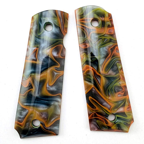 PMMA Cloud Acrylic Full Size G10 1911 Gun Grips,Custom DIY EDC Pistol ...