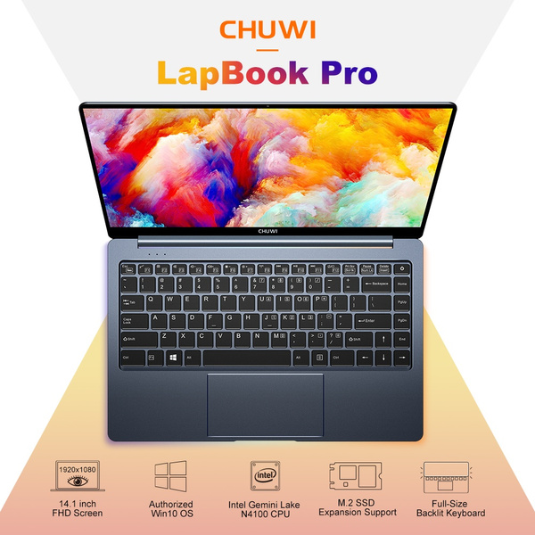 CHUWI New LapBook Pro Ultrabook 8G RAM 256G ROM 14.1″ FHD Screen Laptop ...