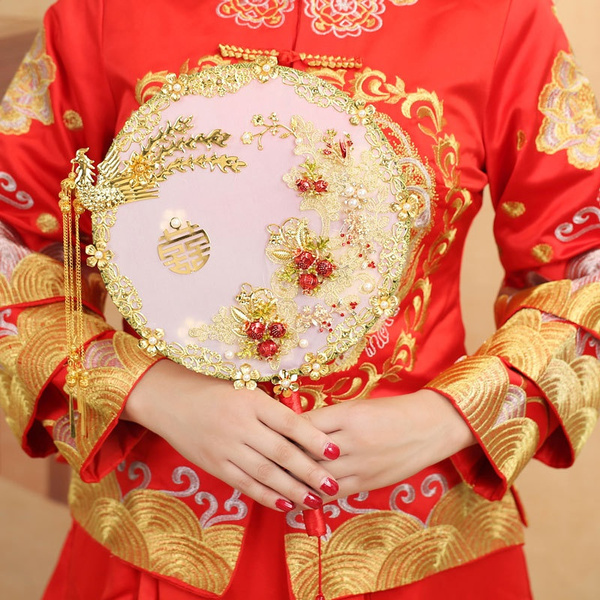 Chinese Wedding Fan Ancient Style Fan Wedding Bride Wedding Fan Wedding ...