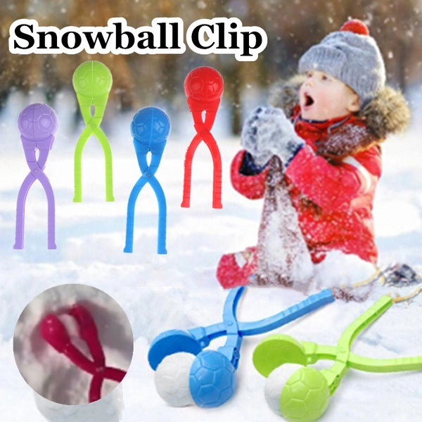 1Pc Cute Football Snowball Clip Kids Winter Outdoor Sports Snow Sand ...