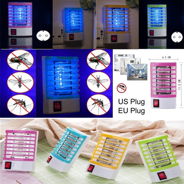 Led Socket Electric Mosquito Killing Repeller Lamp Fly Bug Insect Trap ...