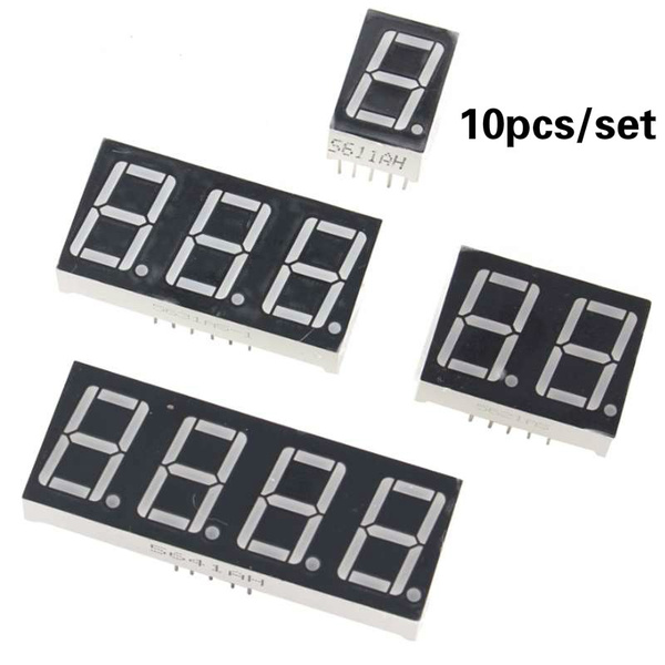 0.36 Inch 1/2/3/4 Bit LED Display 7 Segment Common Cathode / Anode Red ...