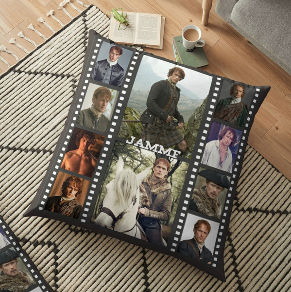 Outlander Jamie Fraser/jammf Pattern Cushion Cover Throw Pillow Case ...