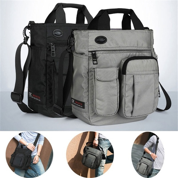 Men High Capacity Shoulder Bags Multifunction Crossbody Bag Backpack ...