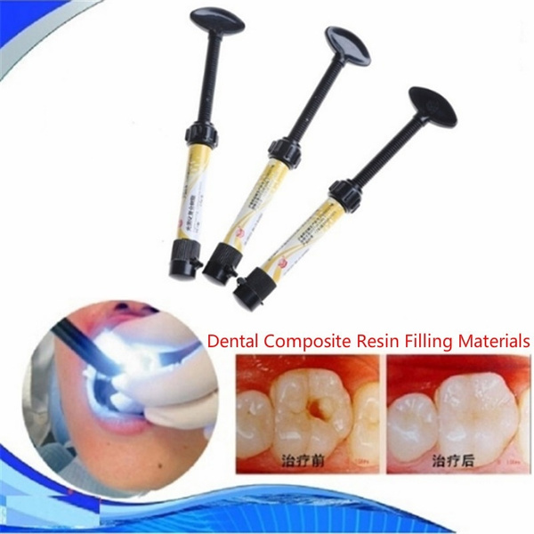 Universal Dental Syringe Composite Curing Light Resin Dental Materials ...