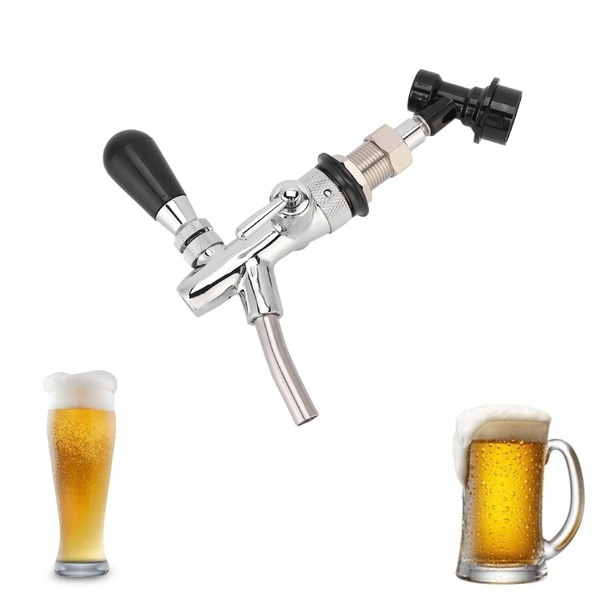 New Adjustable Beer Tap Faucet Keg Beer Homebrewing Tap With Lock ...