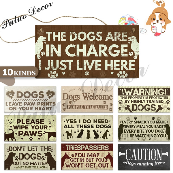 10 Kinds of Dog hanging Signs Wooden Plaques Gift Dog Lover Home ...