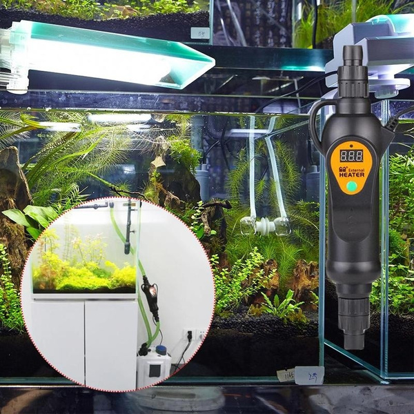 Aquarium External Heater Fish Tank Digital Heating Rod | Wish