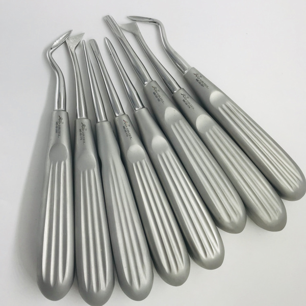 8 Pcs/kits Dental Luxation Tooth Extraction Root Elevators Luxating ...