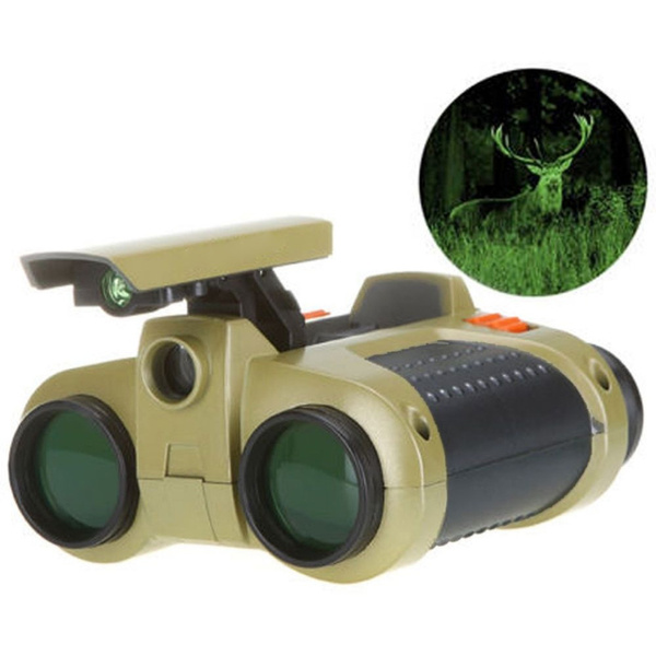 Night Vision Viewer Surveillance Spy Scope Binoculars Pop-up Light Tool ...