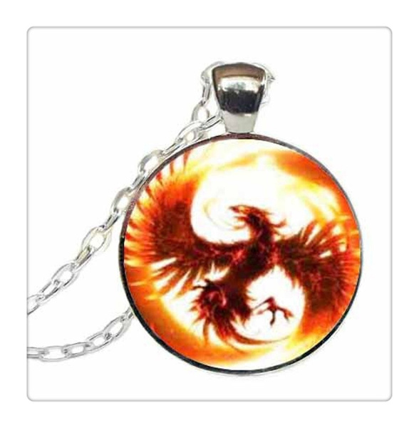 Phoenix Pendant, Phoenix Necklace, Pheonix Jewelry, Phoenix Charm ...