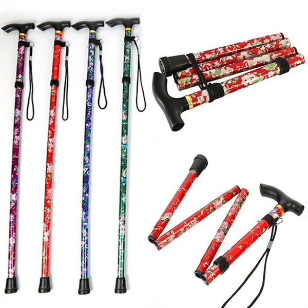 Lightweight Foldable Walking Sticks For Elderly Old Man Telescopic ...