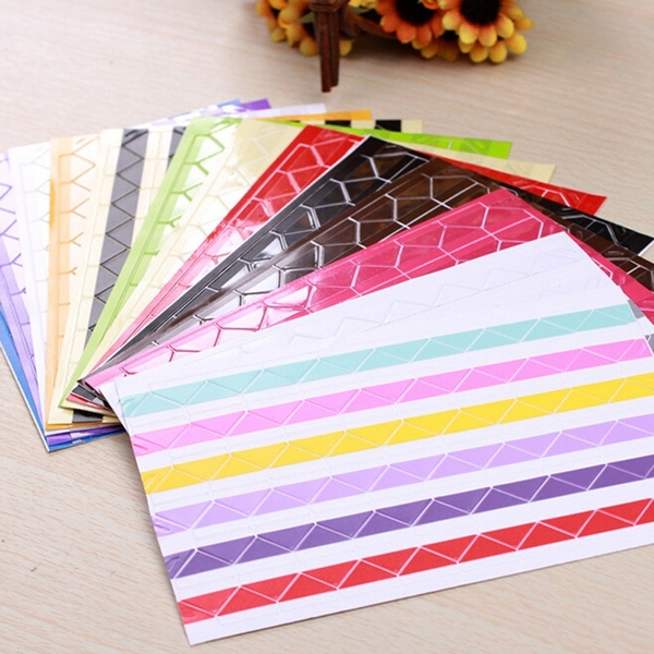 102pcs Self Adhesive Photo Corner Stickers Tape Scrapbook Album ...
