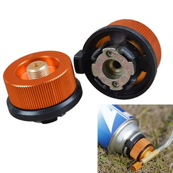 Outdoor Stove Connector Head Split Type Gas Bottle Adaptor Transfer ...