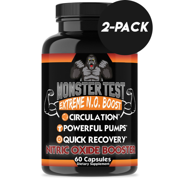 Monster Nitric Oxide Booster, Extreme N.O. Boost, Circulation and ...