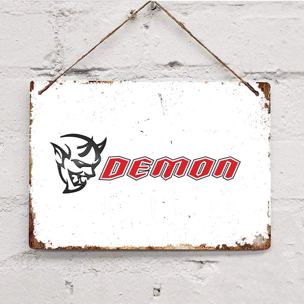 Excalibur Dodge Challenger SRT Hellcat Aluminum Sign Man Cave Sign | Wish