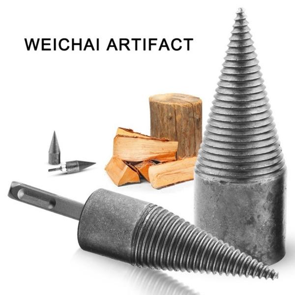 Wood Splitter Drill Bit Screw Cone Durable Household Kindling Firewood ...