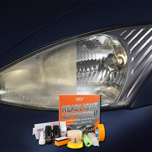 Headlight Restoration Polishing Kit Headlamp Brightener | Wish