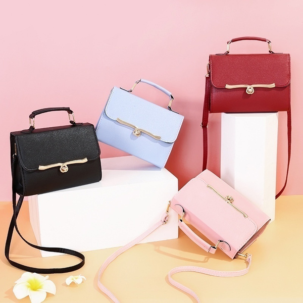Women Small Crossbody Handbags Casual PU Leather Shoulder Bags | Wish