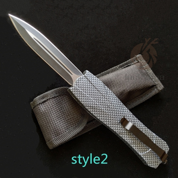 NEW AUTO OTF Spring Assisted Tactical Knife Outdoor camping survival ...