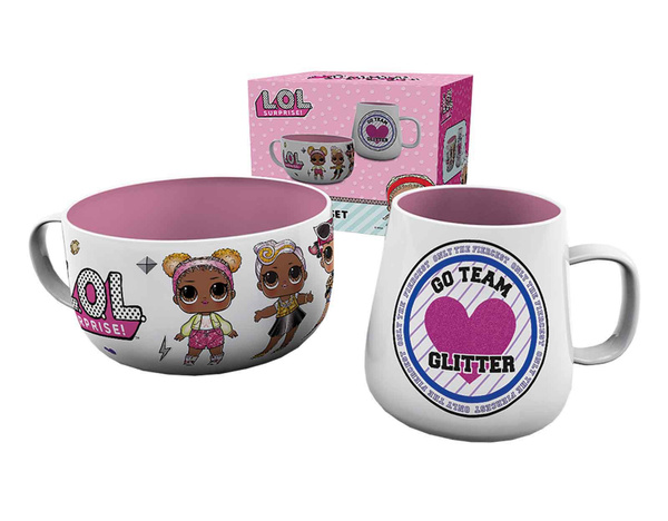 LOL Surprise Mug and Bowl Breakfast Set Dolls Logo new Official | Wish