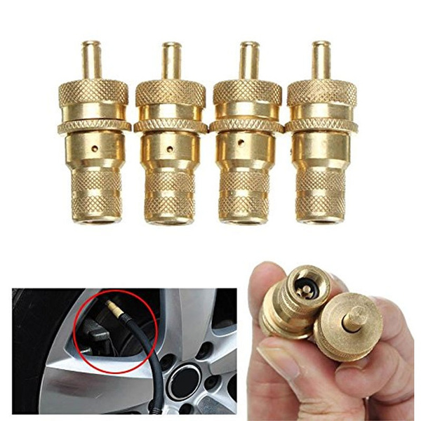 1Pcs 6-30 PSI 4WD outlet Universal Fit Brass Off Road Automatic Tyre Tire Deflators Accessories ...