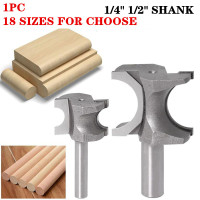 1pc 6.35mm 1/4 Inch 1/2" Shank Bullnose Wood Router Bit C3 Carbide ...