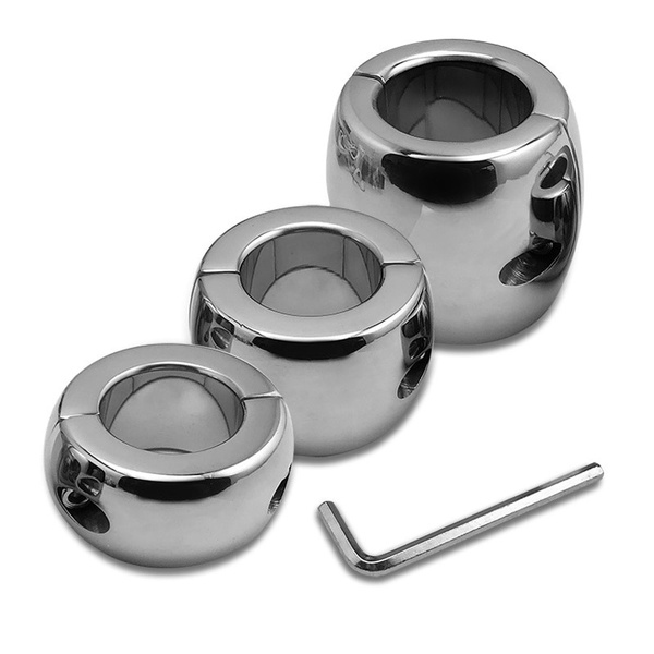 30/40/60 Mm Stainless Steel Scrotum Pendant Ball Stretchers Testis ...
