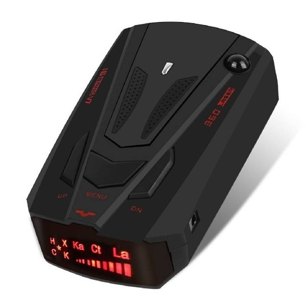 360 Degree Car Speed Radar Detector LCD Display Voice Alert Warning ...