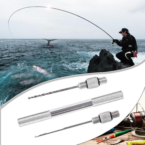 3 In 1 Combo Set Carp Fishing Rigging Bait Needle Tool Fish Drill ...