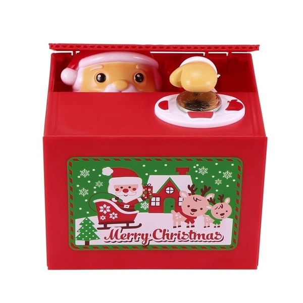 Santa Claus Panda Cat Thief Money Boxes Toy Piggy Banks Gift Kids Money ...