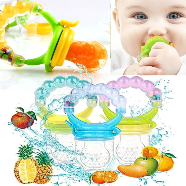 Portable Baby Pacifier Nutritious Fruit Vegetable Bite Baby Molars ...