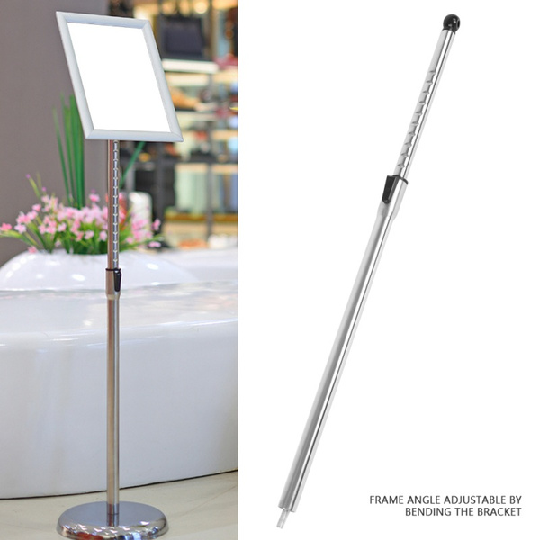 1 Pcs A4 Adjustable Snap Frame Display Floor Stand Board Poster Sign ...