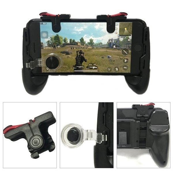 Moible Controller Gamepad Free Fire L1 R1 Triggers Mobile Game Pad Grip ...