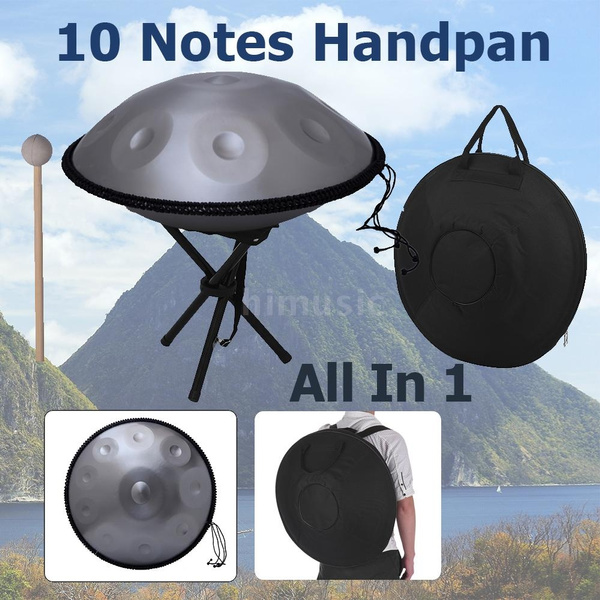 10 Notes Handpan Hand Pan Hand Drum Percussion Instrument Musical Gift ...